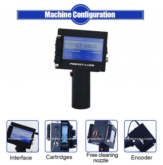 Small Portable And Handheld Inkjet Printers For Plastic Carton Box