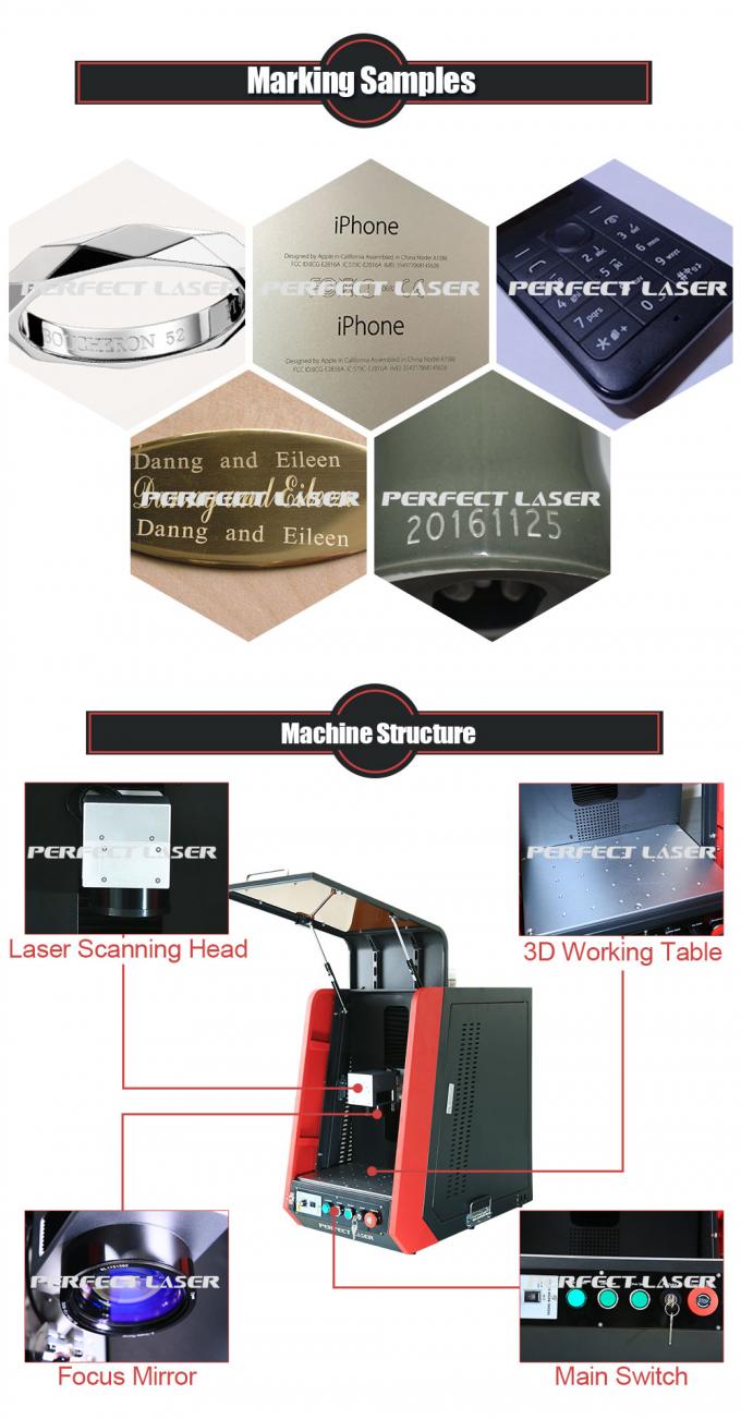 Graphic Text Bar Code Laser Imprinting Machine 20W - 100W Air Cooled ...