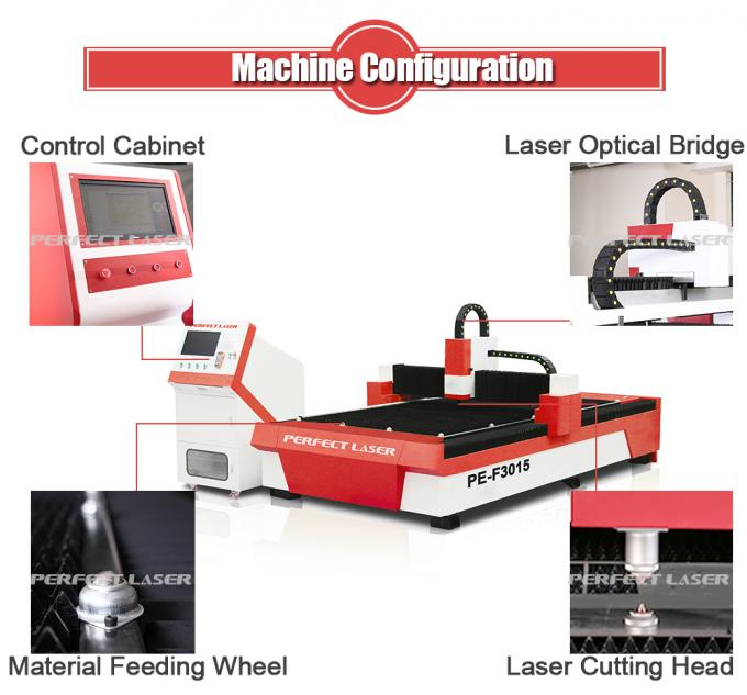 500W Fiber Steel Plate Laser Cutting Machine 40 Meter /Min For Metal ...