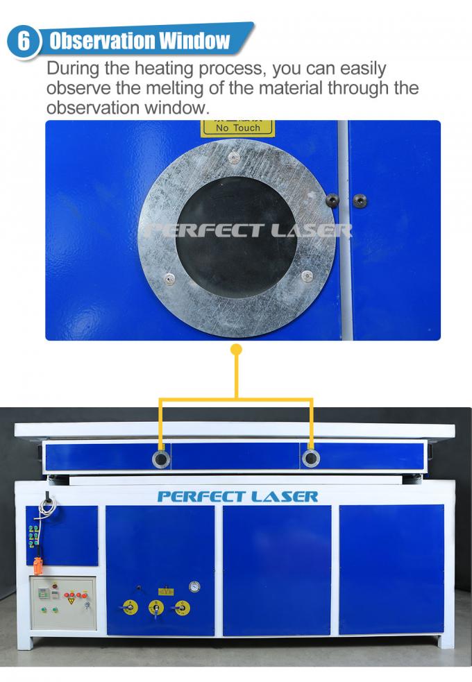 3D Signs Automatic Plastic Vacuum Forming Machine For Acrylic ABS PVC ...