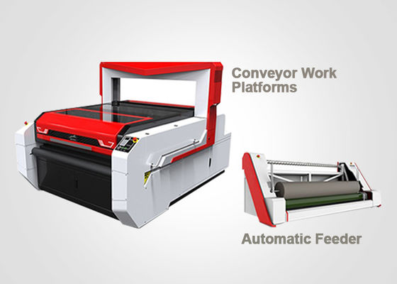Metal And Non Metal Co2 Laser Cutting Machine With CAD Visual Scanning ...