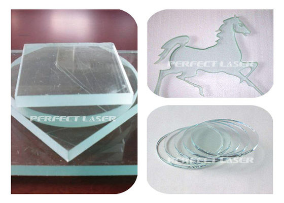 Industrial Small CNC Glass Sheet Cutting Machine 300mm×300mm For Curved ...