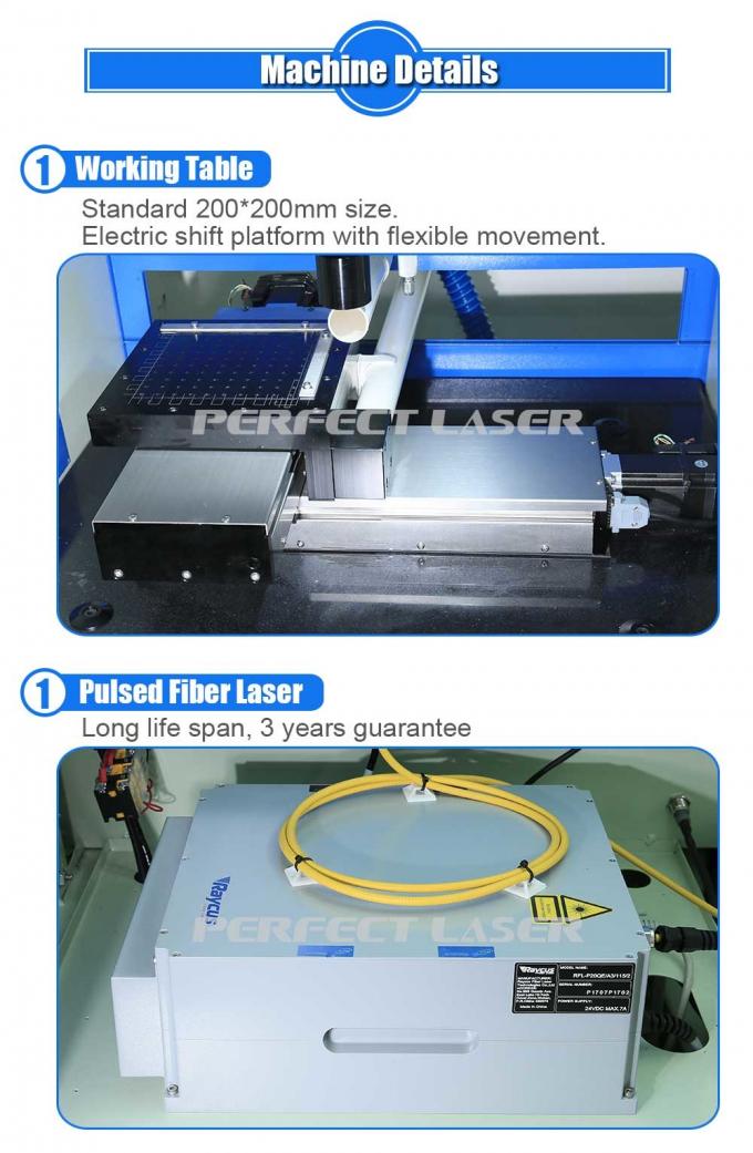 50W Fiber Laser Silicon Wafer Cutting Machine For Solar Photovoltaic ...