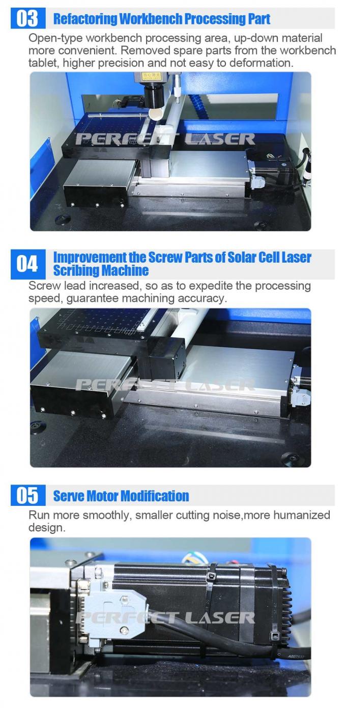 50W Fiber Laser Silicon Wafer Cutting Machine For Solar Photovoltaic ...