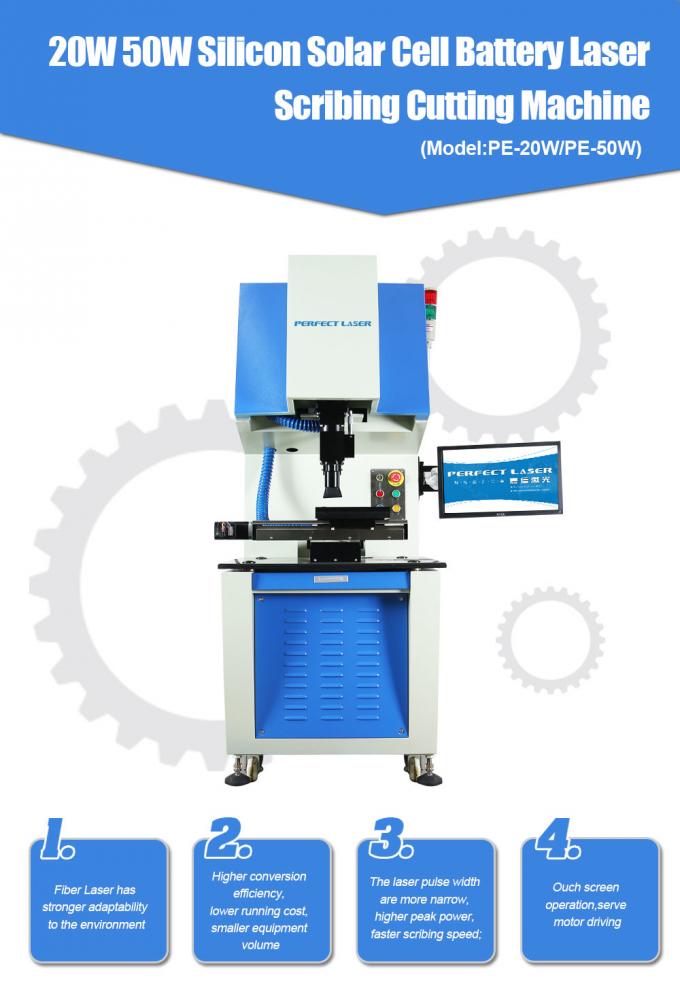 20W Solar Cell Scribing Machine 200×200mm Workbench