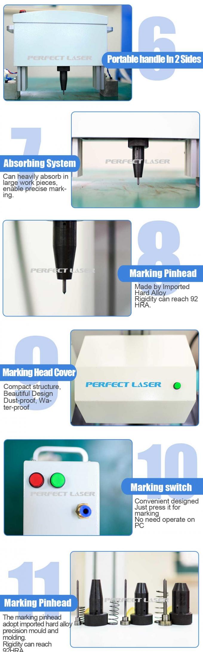 Handheld Serial Or Vin Number Plate Dot Peen Marking Machine For ...