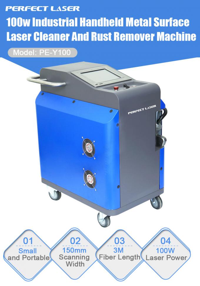 Small Steel Laser Rust Removal Machine Light Weight Laser Cleaning ...