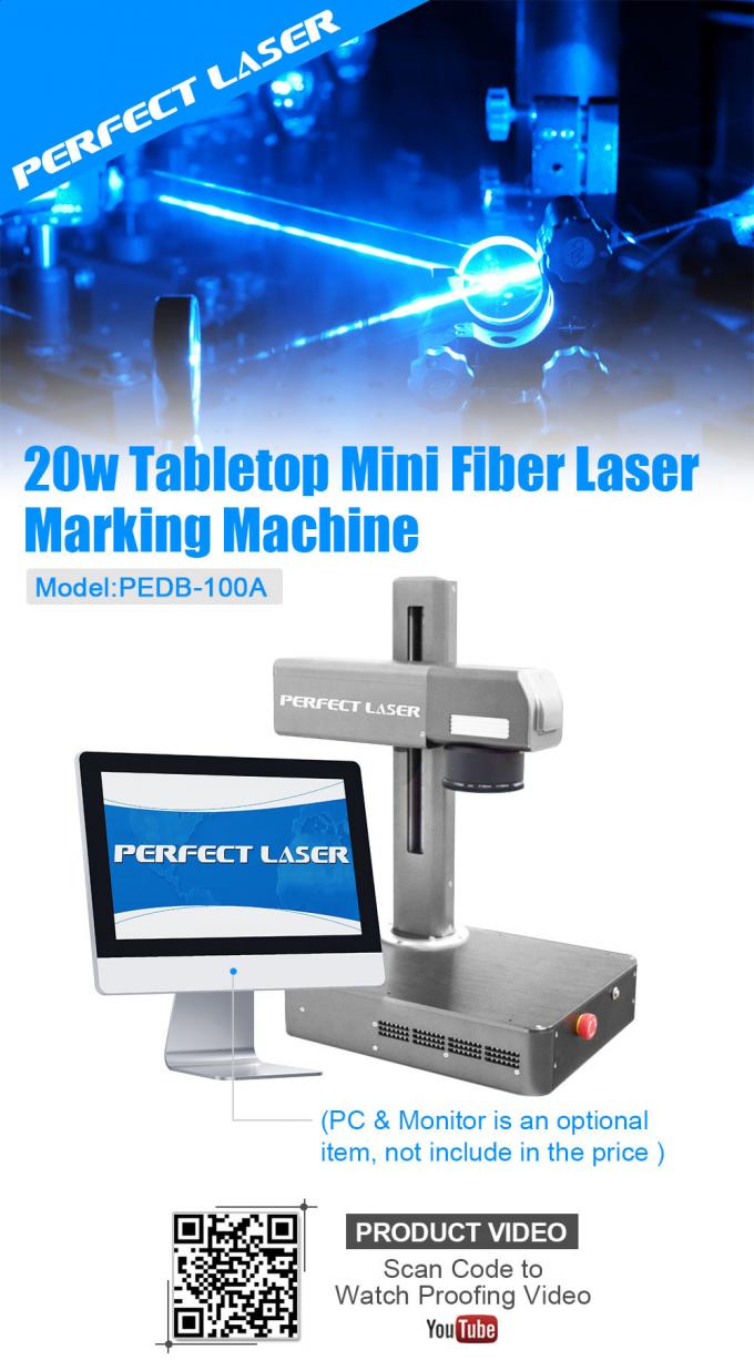 Desktop Mini Compact Fiber Laser Etcher With Red Light Positioning