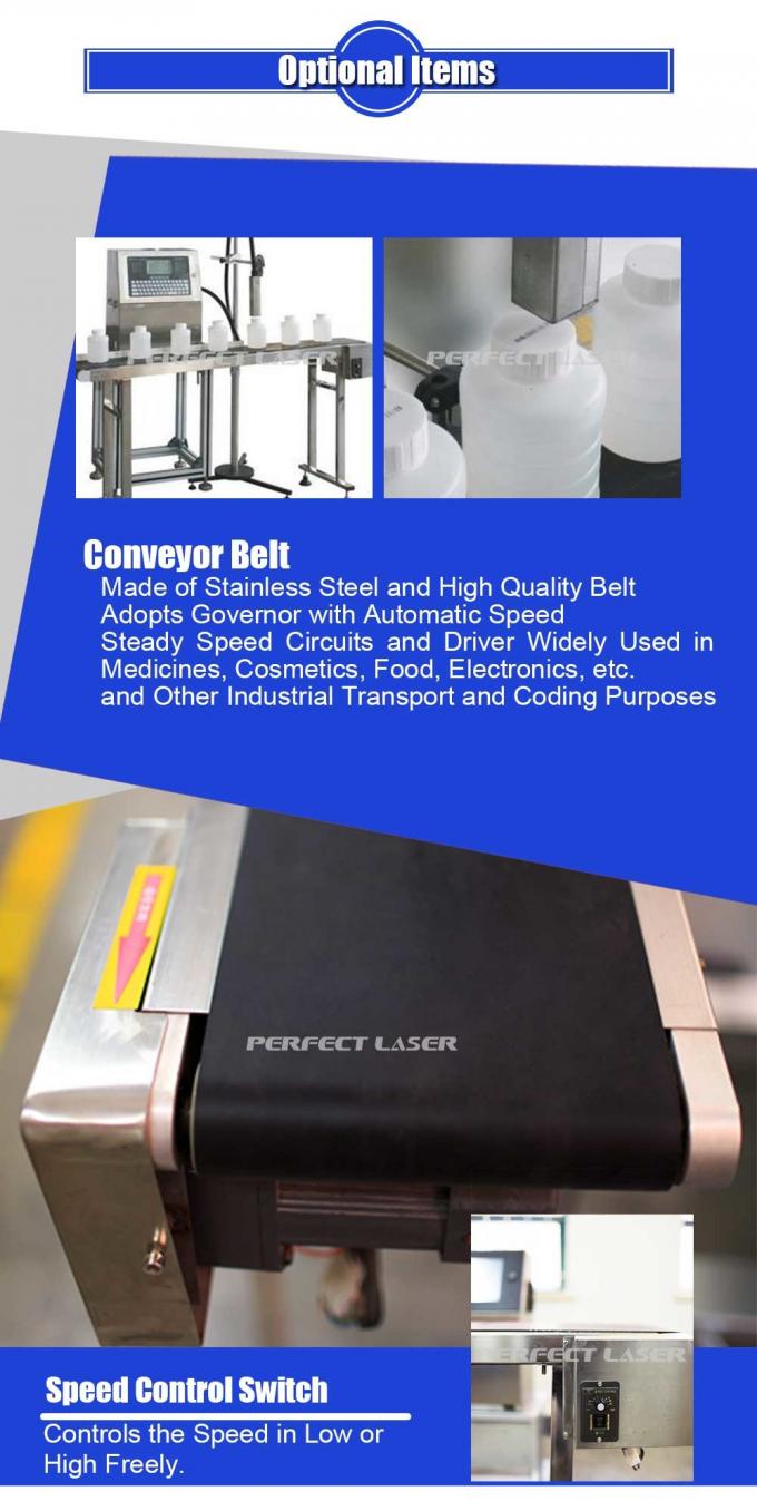 Flexible Range Continuous Inkjet Printer With LCD Colorful Touching ...