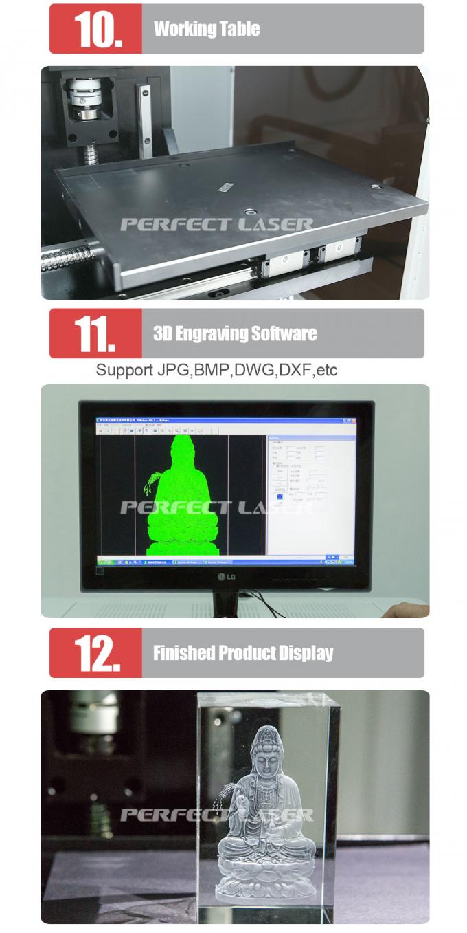 3D Subsurface Inside Glass Crystal Acrylic Laser Engraving Machine For ...